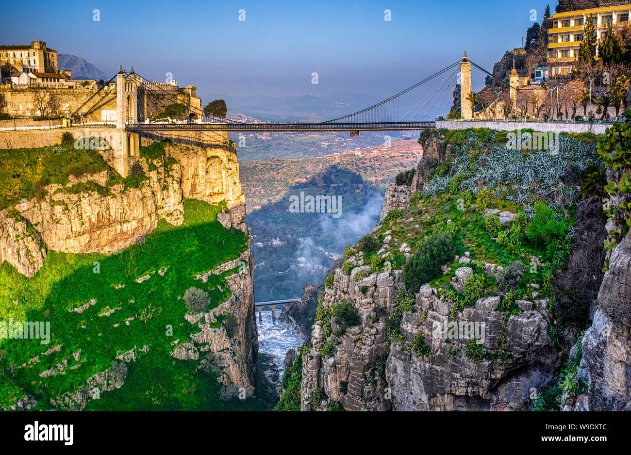 Algeria, Constantine City, Constantine Bridge, Sidi M´Cid Stock Photo ...