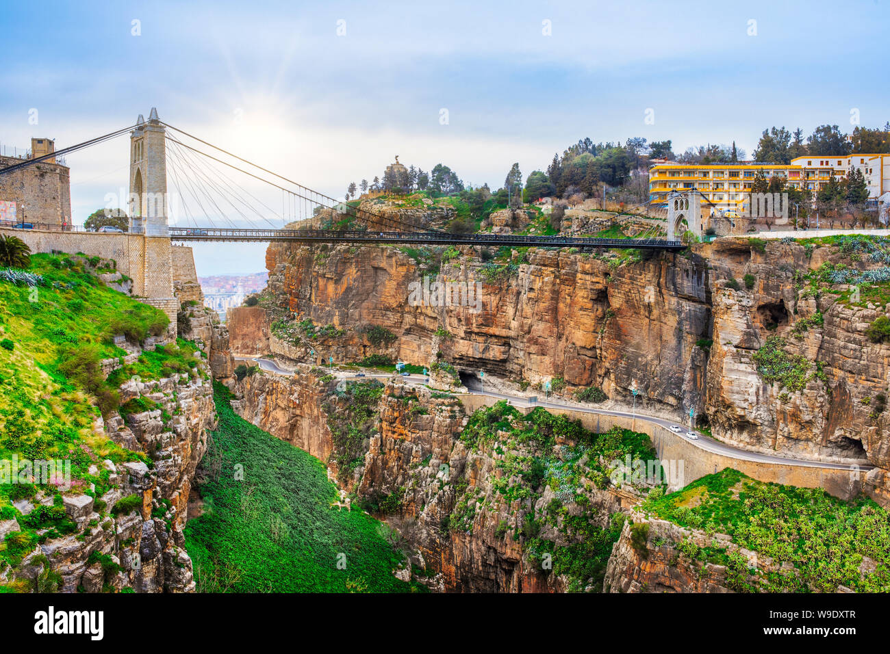 Algeria, Constantine City, Constantine Bridge, Sidi M´Cid Stock Photo ...