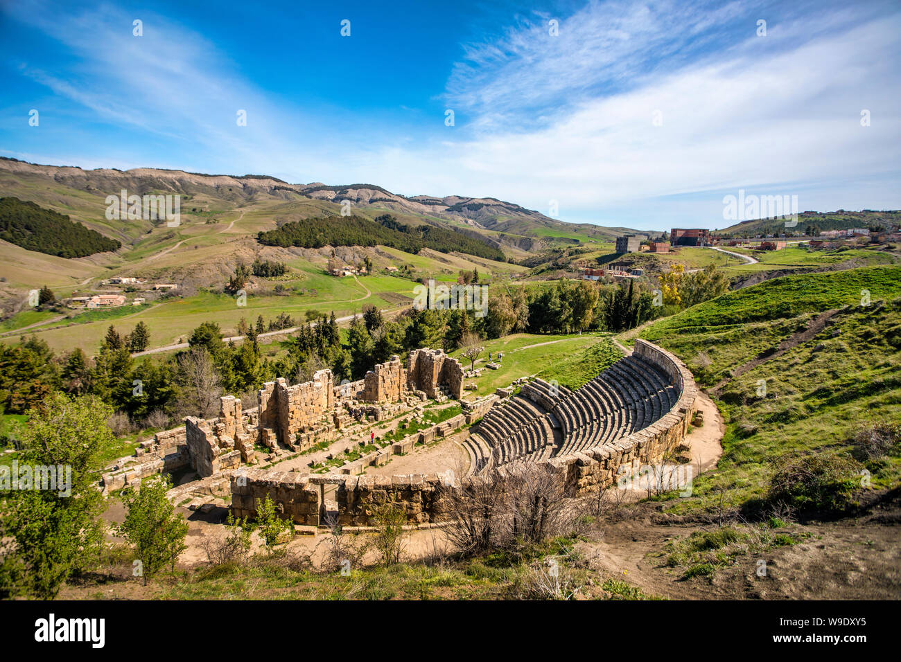 Algeria, Djemila City, Roman ruins of Djemila City, UNESCO, W.H ...