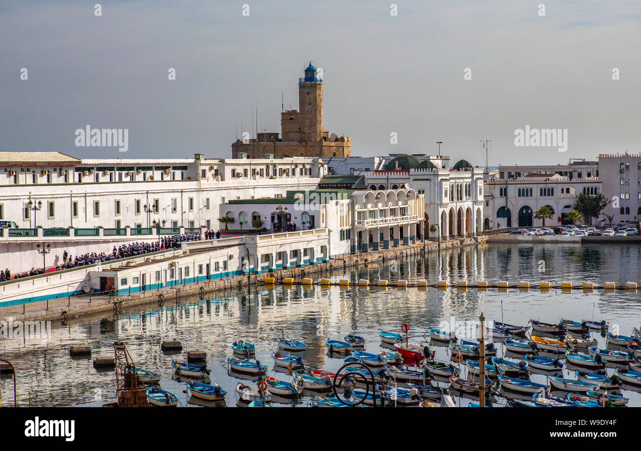 Algeria, Algiers, Marina in front of the Kasbah Stock Photo - Alamy