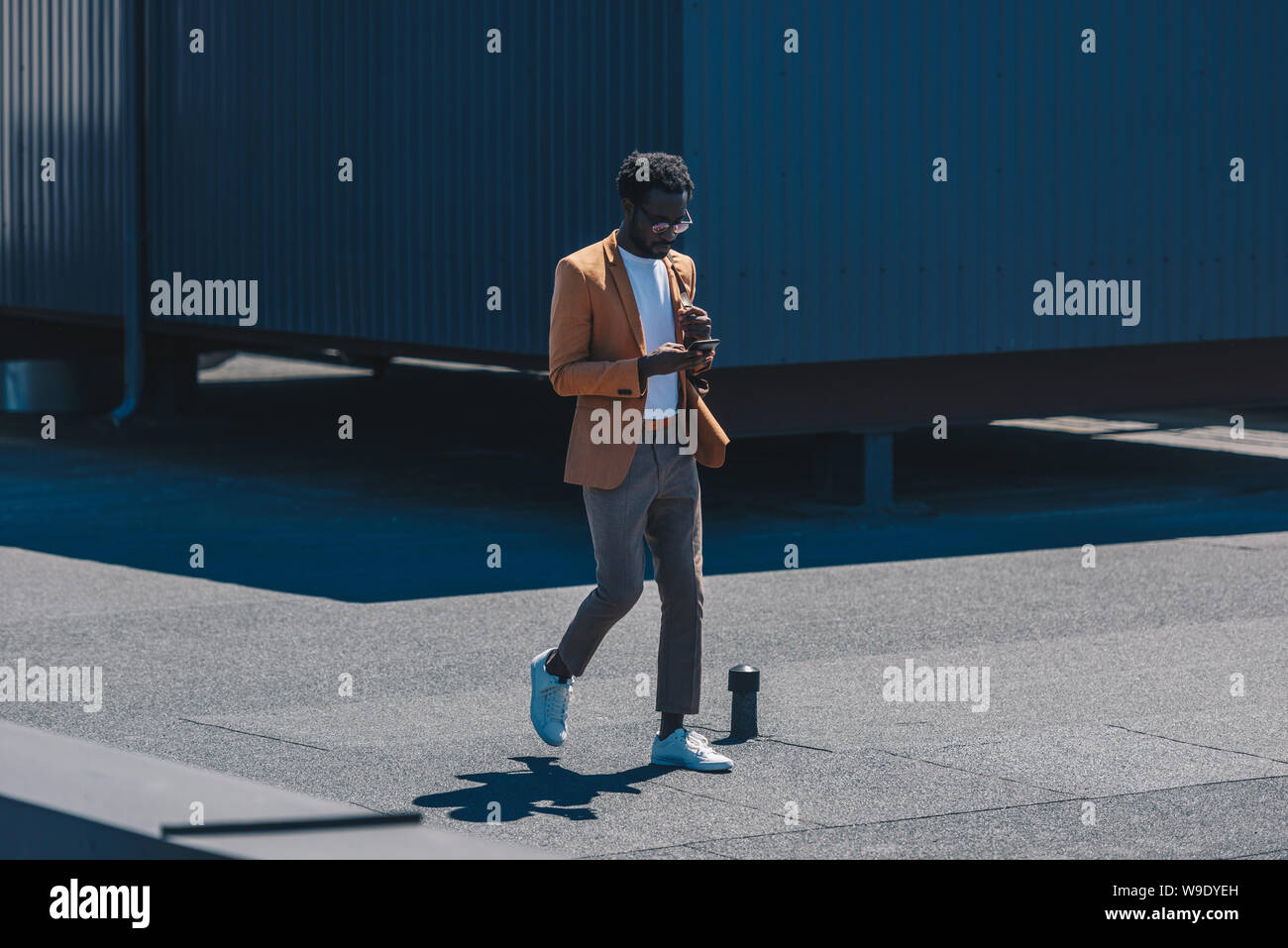 Walking on rooftop hi-res stock photography and images - Alamy