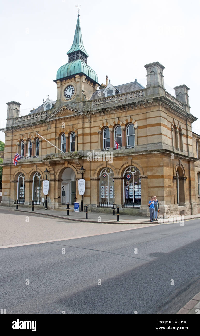 Towcester Old Town Hall Northampton Stock Photo - Alamy