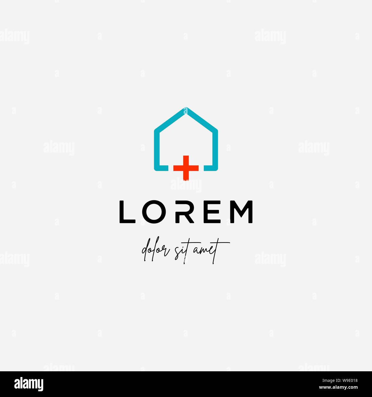 home cross logo design vector isolated icon Stock Vector Image & Art ...