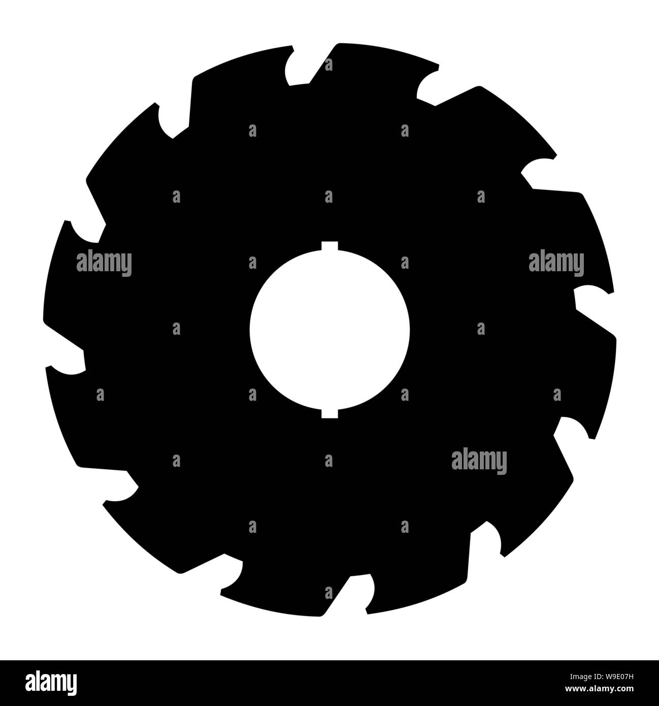 Icon circular saw Cut Out Stock Images & Pictures - Alamy