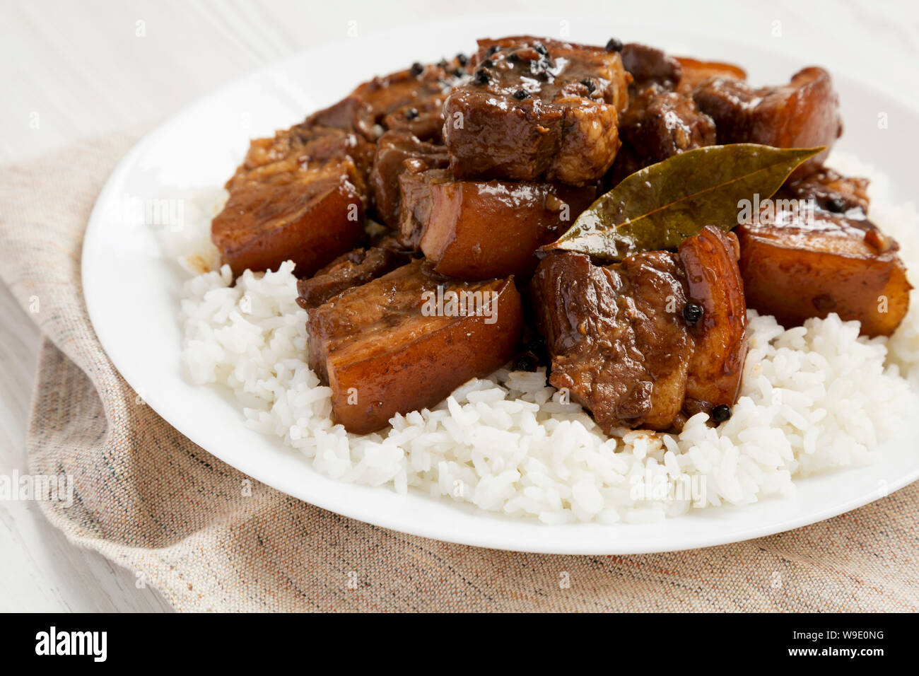 Filipino pork adobo philippines food hi-res stock photography and ...