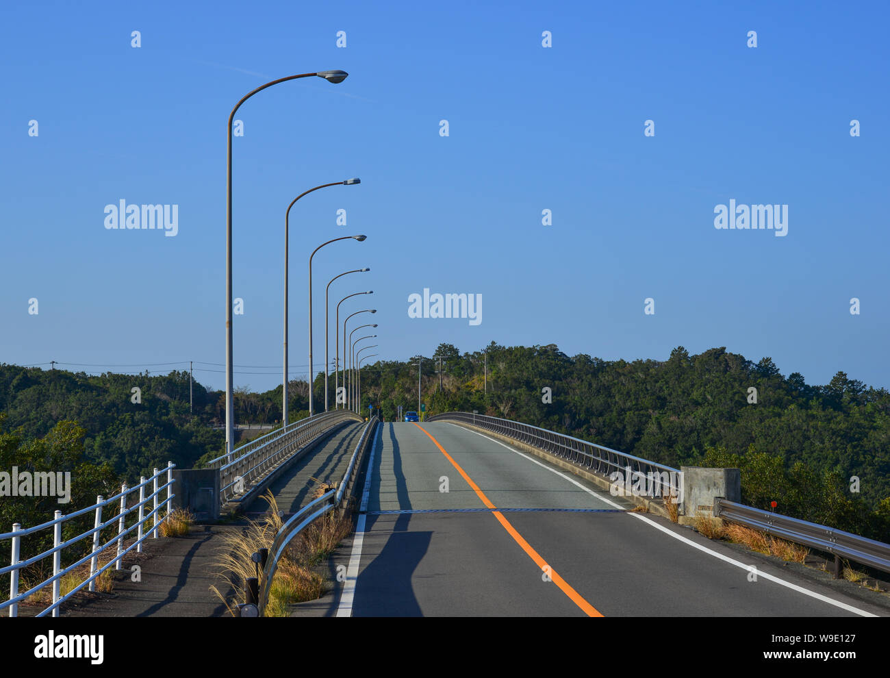 Road with bridge and tree nature in Nagoya, Japan Stock Photo - Alamy