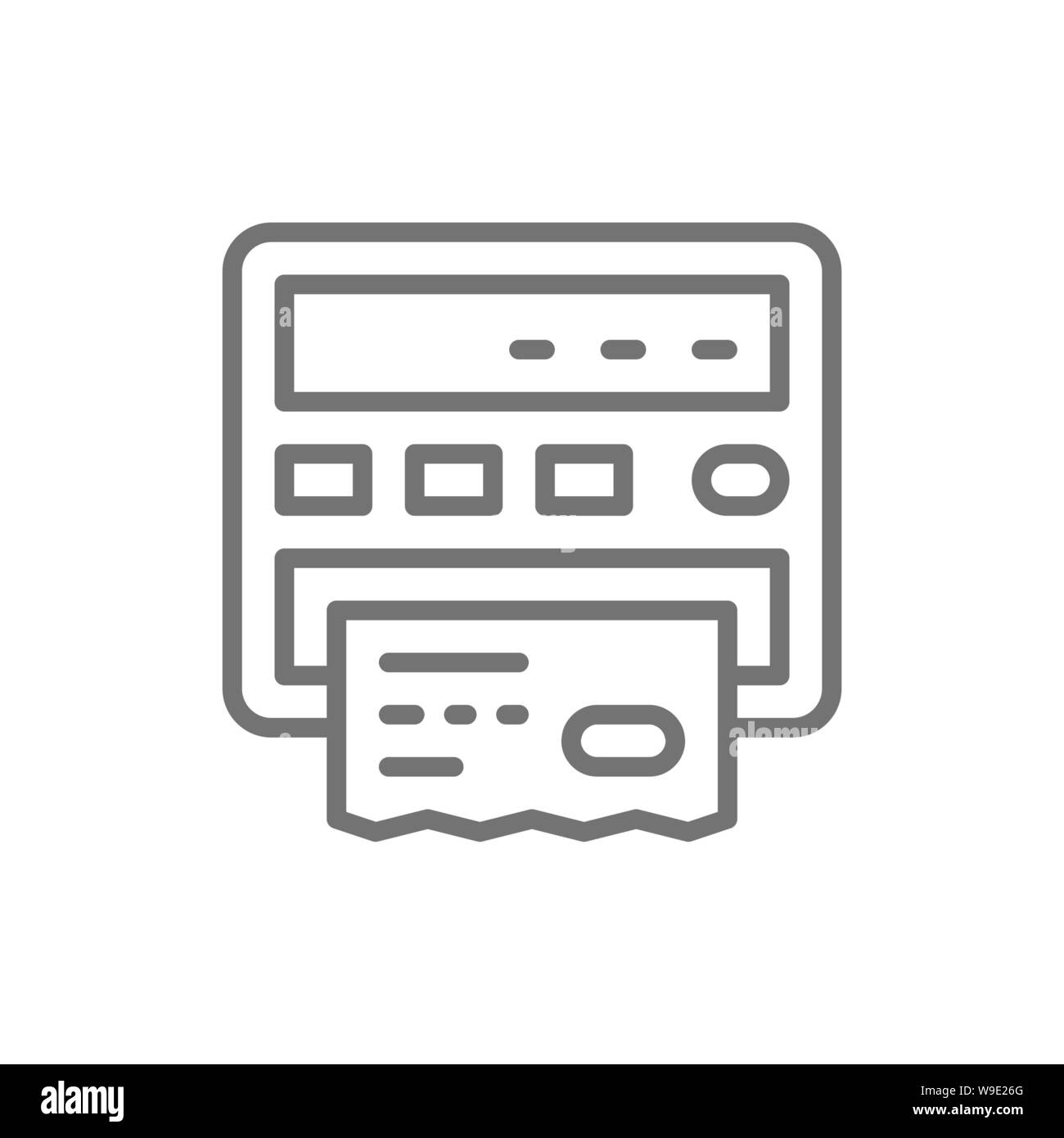 Car tax receipt icon Black and White Stock Photos & Images - Alamy