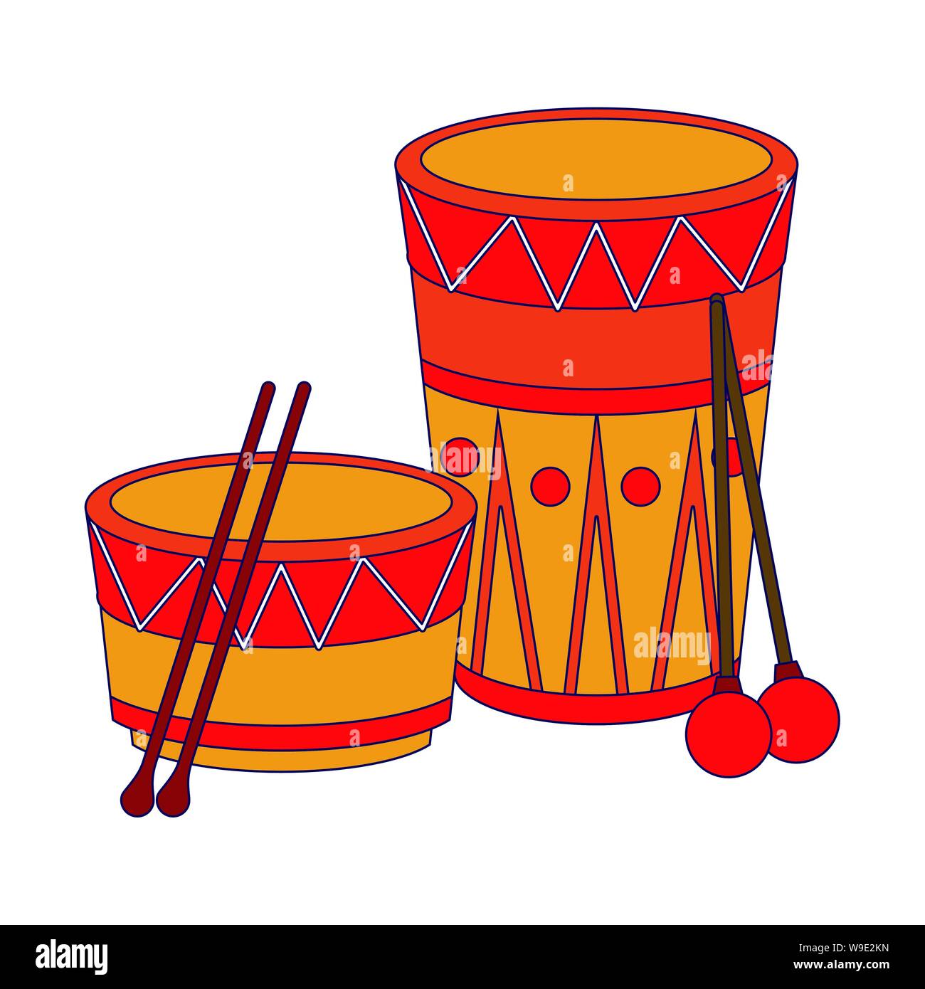 music instrument musical object cartoon Stock Vector Image & Art - Alamy