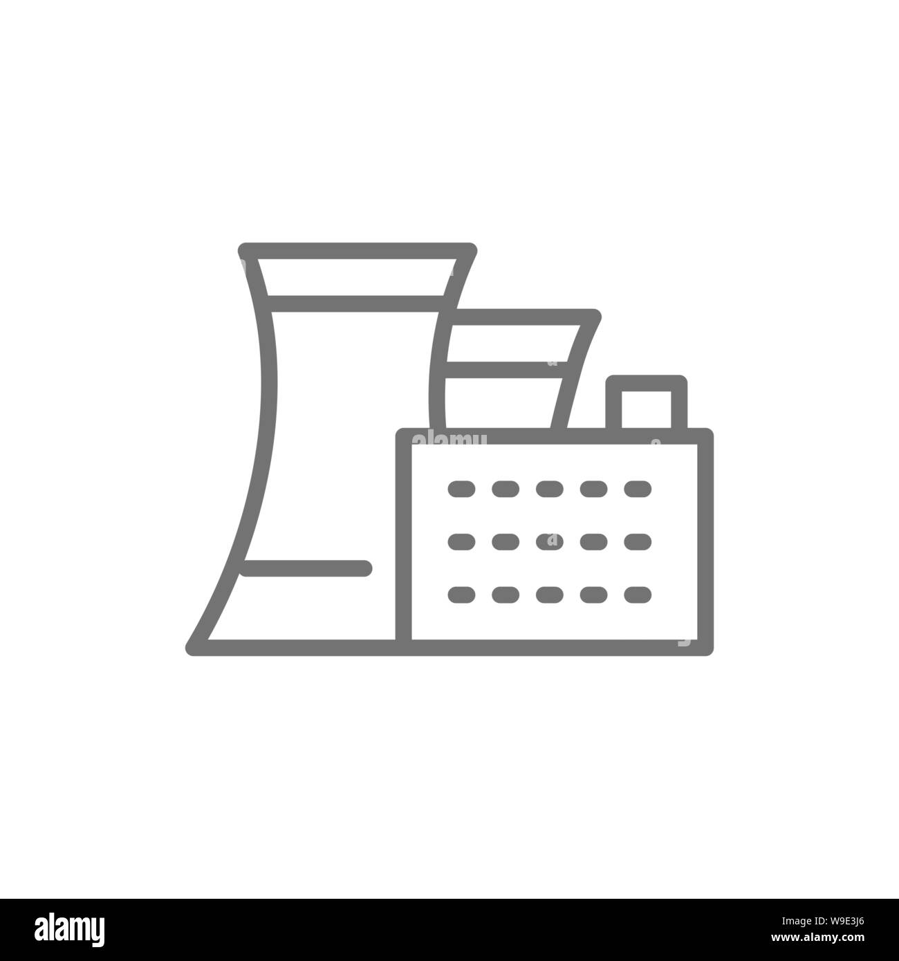 Hydro power plant thin Stock Vector Images - Alamy