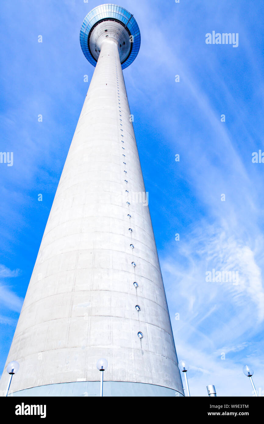 Tower Rheinturm in Duesseldorf - Germany Stock Photo - Alamy
