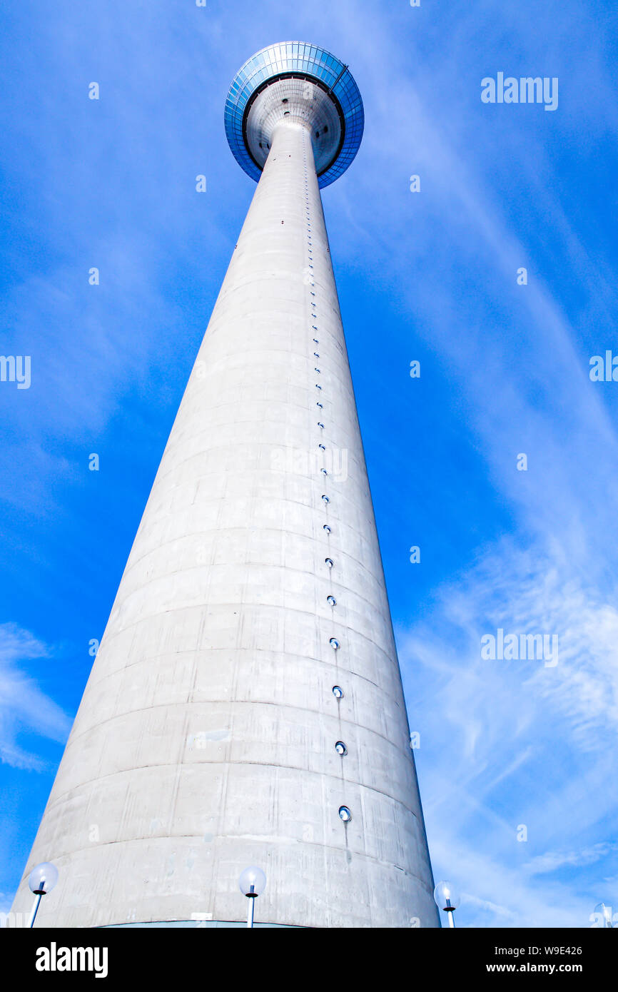 Tower Rheinturm in Duesseldorf - Germany Stock Photo - Alamy