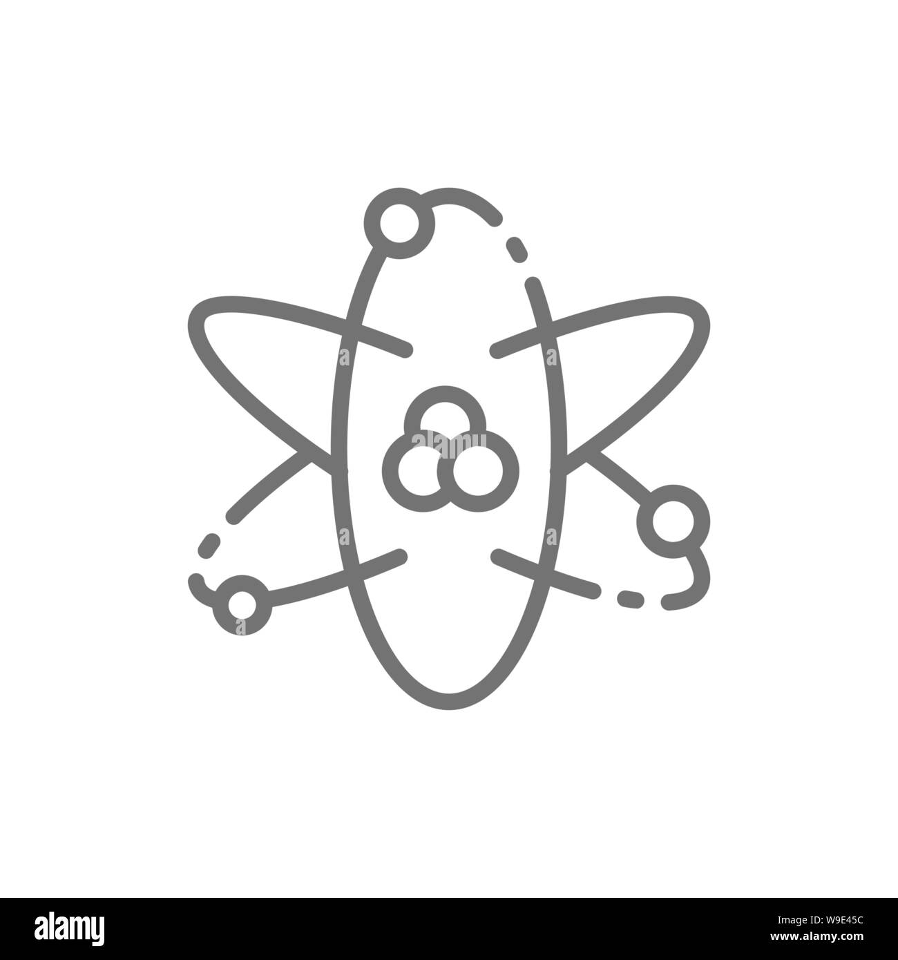 Nuclear physics energy line Stock Vector Images - Alamy