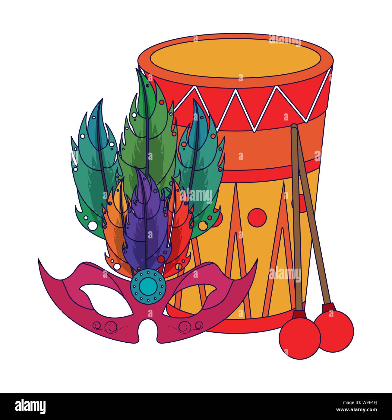 party festive celebration carnival cartoon Stock Vector Image & Art - Alamy