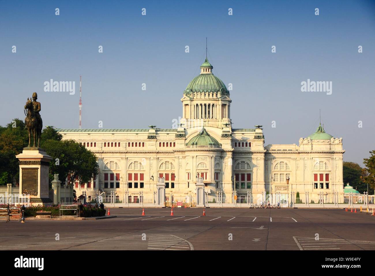 Bangkok throne hall. Ananta Samakhom Throne Hall. Part of Dusit Palace ...