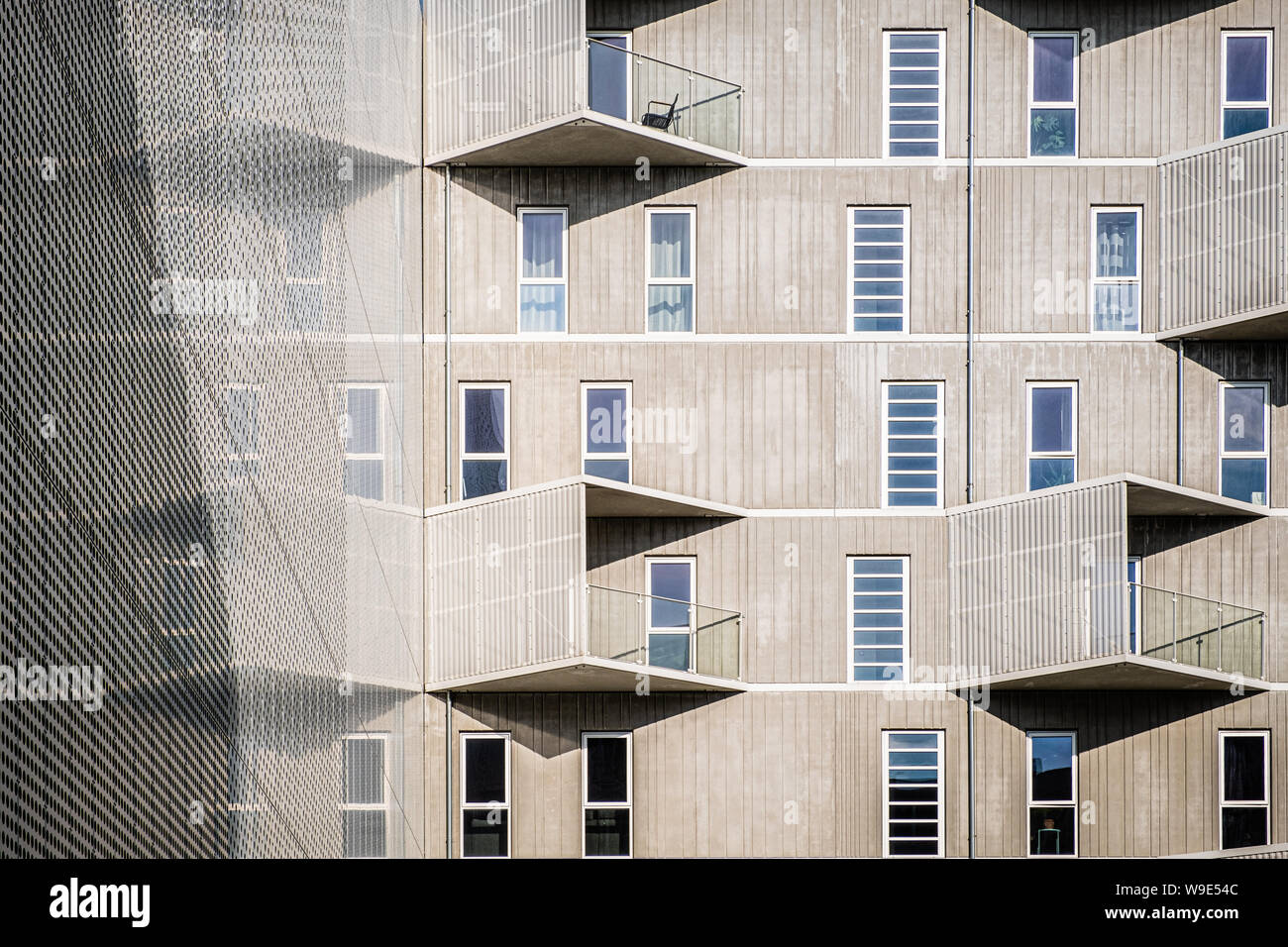 Modern apartment building in Orestad, Copenhagen, Denmark Stock Photo ...