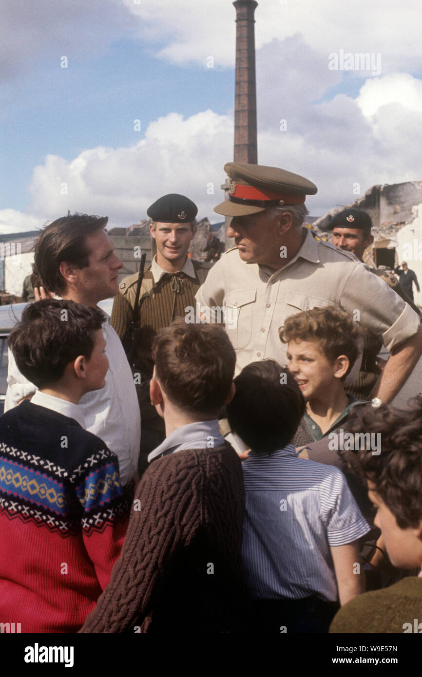 File photo dated August 1969 of General Sir Geoffrey Baker, Chief of ...