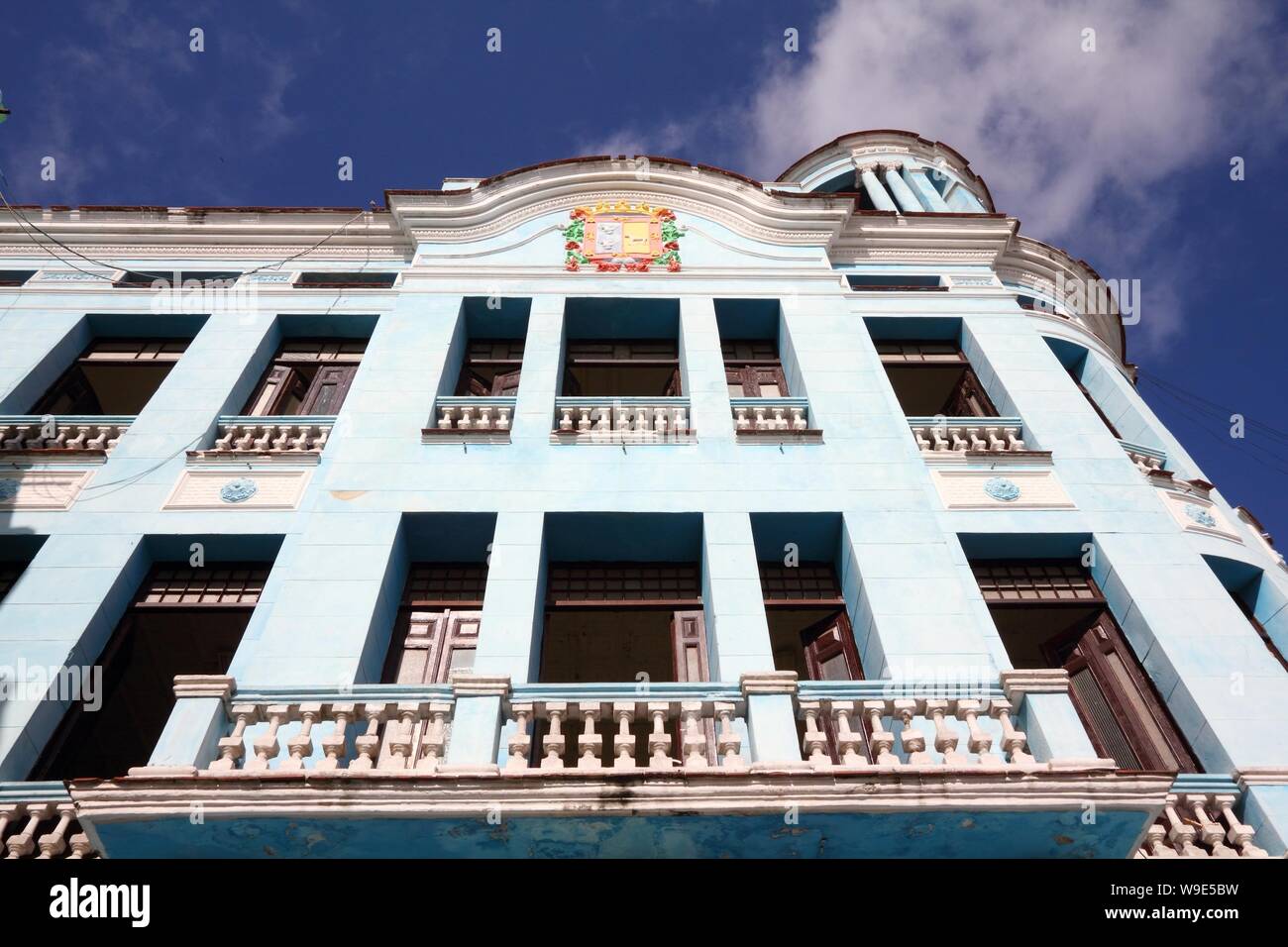Camaguey, Cuba - old town listed on UNESCO World Heritage List. Casa de ...
