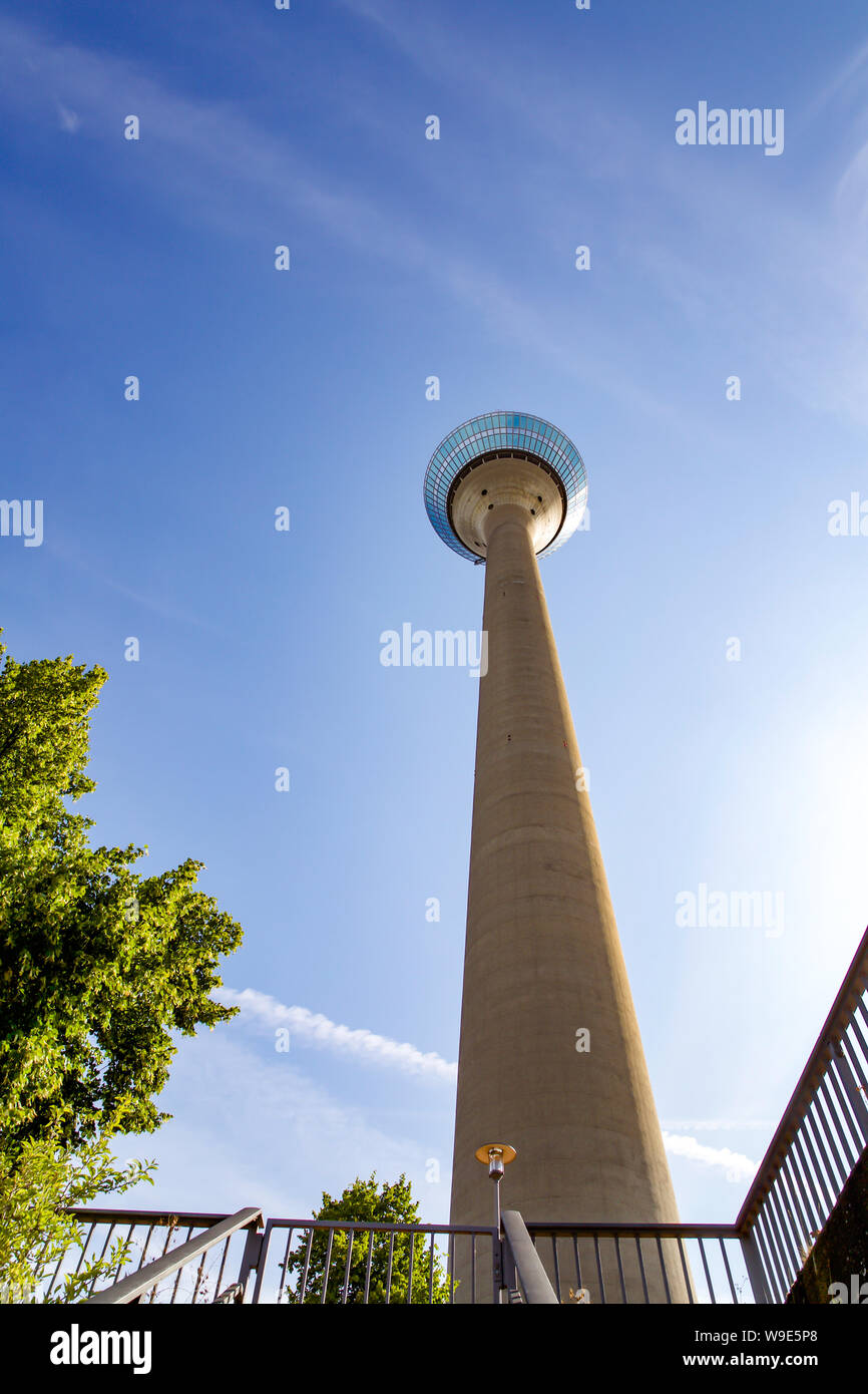 Tower Rheinturm in Duesseldorf - Germany Stock Photo - Alamy