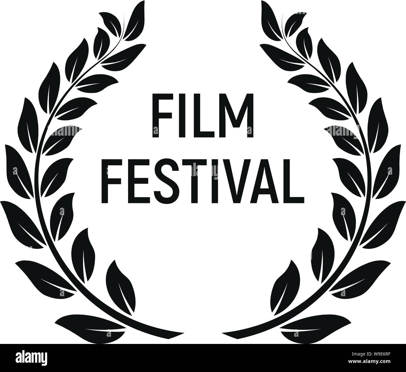 Film festival award icon. Simple illustration of film festival award ...