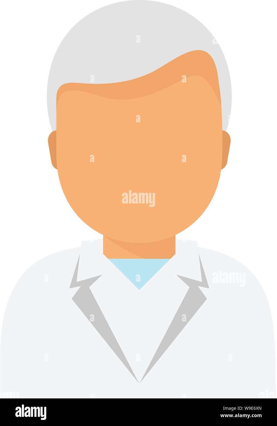 Lab doctor icon. Flat illustration of lab doctor vector icon for web ...