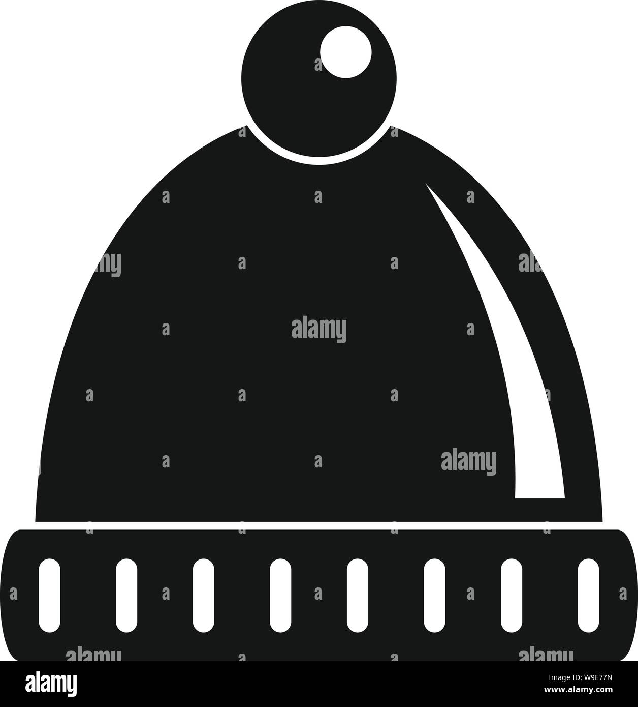 Winter hat icon. Simple illustration of winter hat vector icon for web ...