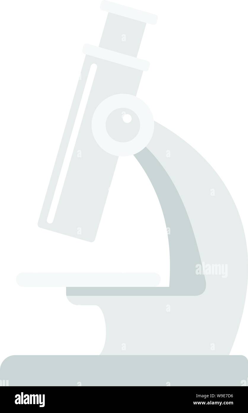 Lab microscope icon. Flat illustration of lab microscope vector icon ... Lab microscope icon. Flat illustration of lab microscope vector icon ...