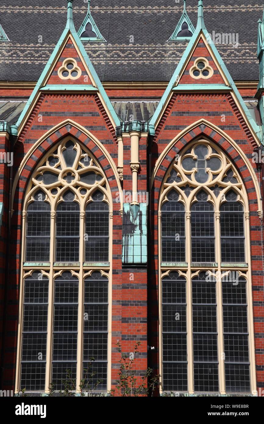 Gothenburg city in Sweden. Olivedal district landmark - Oscar Fredriks ...