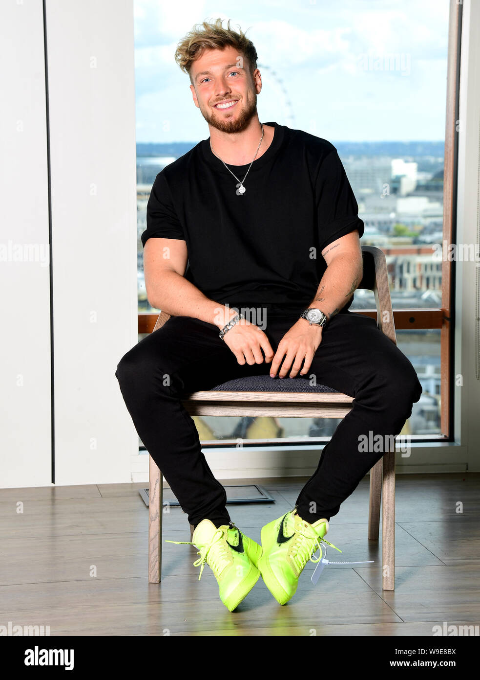 Sam Thompson is pictured as the Made in Chelsea cast came together ...