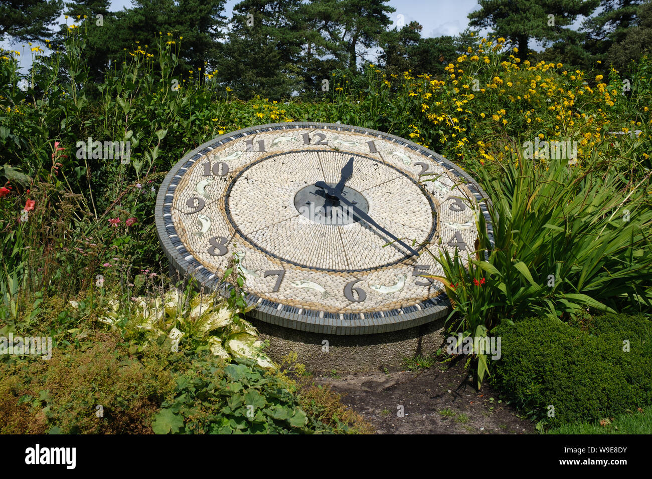 The Centenary Cobble Clock in Lowther Gardens, Lytham on the Fylde ...