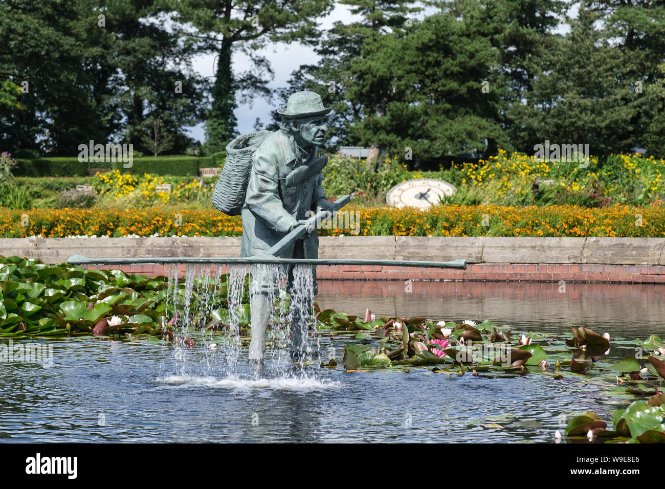 The Shrimper is a statue in Lytham's Lowther Gardens on the Fylde Coast ...