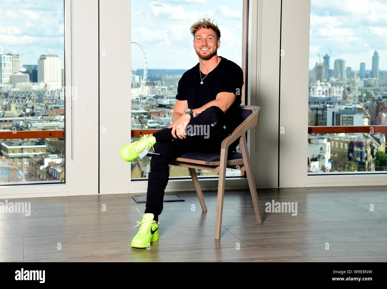 Sam Thompson is pictured as the Made in Chelsea cast came together ...