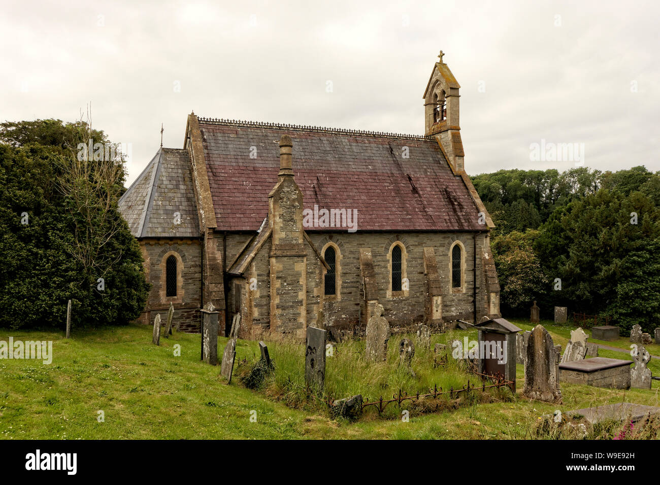 St Llawddog's Church Cenarth Stock Photo - Alamy