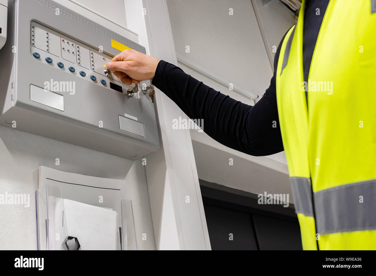 Fire alarm control panel hi-res stock photography and images - Alamy