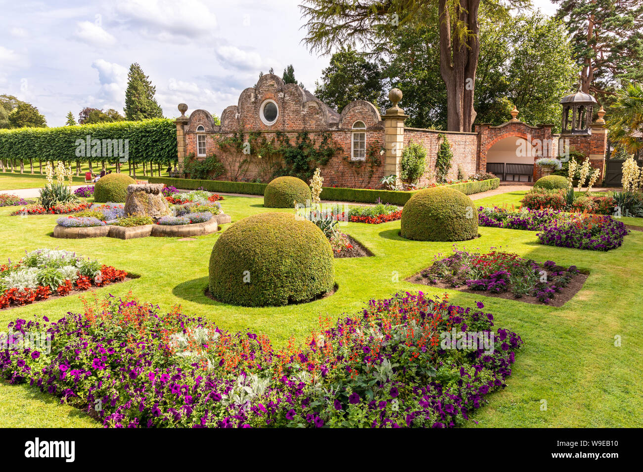 Erddig Hall an historic 17th century mansion amidst extensive gardens ...