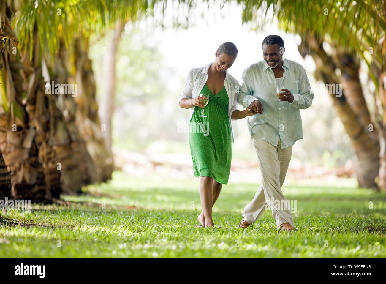 Happy adult couple glasses hi-res stock photography and images - Alamy