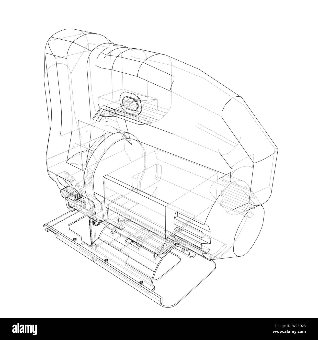 Jigsaw tool Stock Vector Images - Alamy