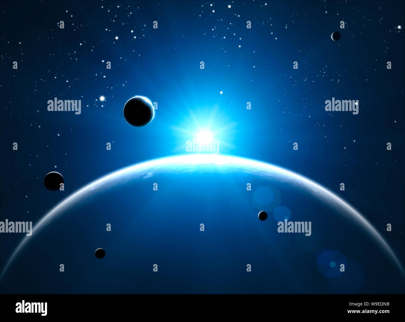 Planets universe hi-res stock photography and images - Alamy