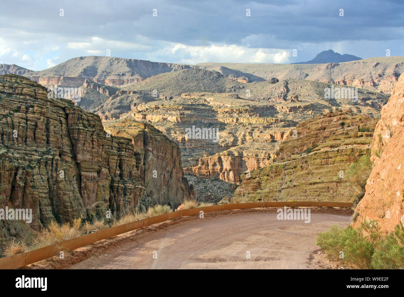 Apache trail road, Arizona Stock Photo - Alamy