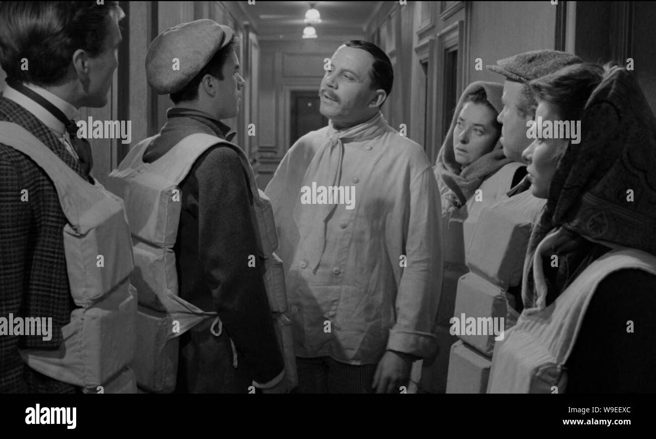 London. UK. George Rose as Chief Baker Charles Joughin with Richard ...