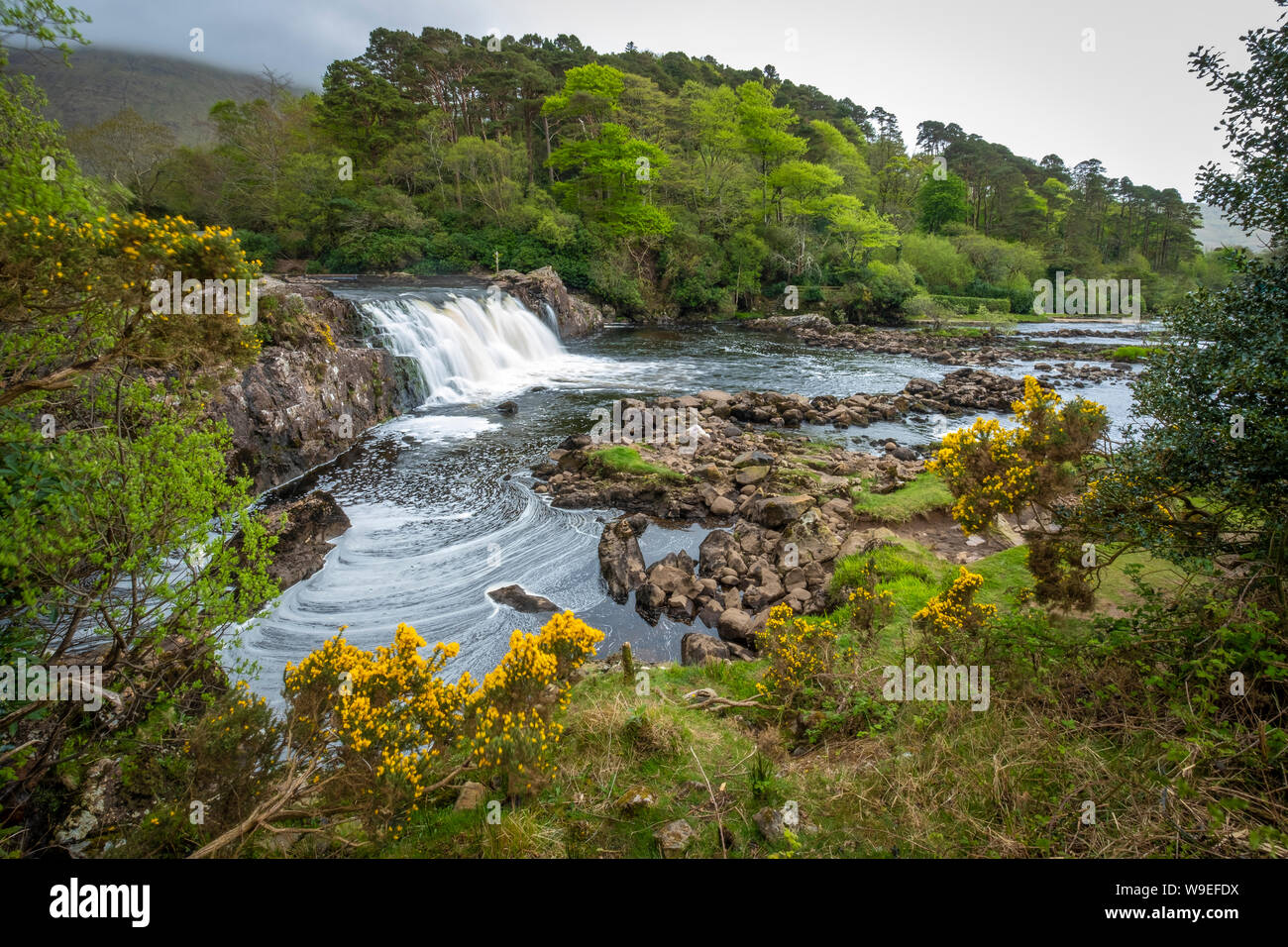Aasleagh waterfall county mayo hi-res stock photography and images - Alamy