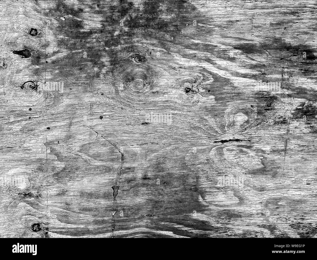 Seamless tileable wood texture Black and White Stock Photos & Images ...