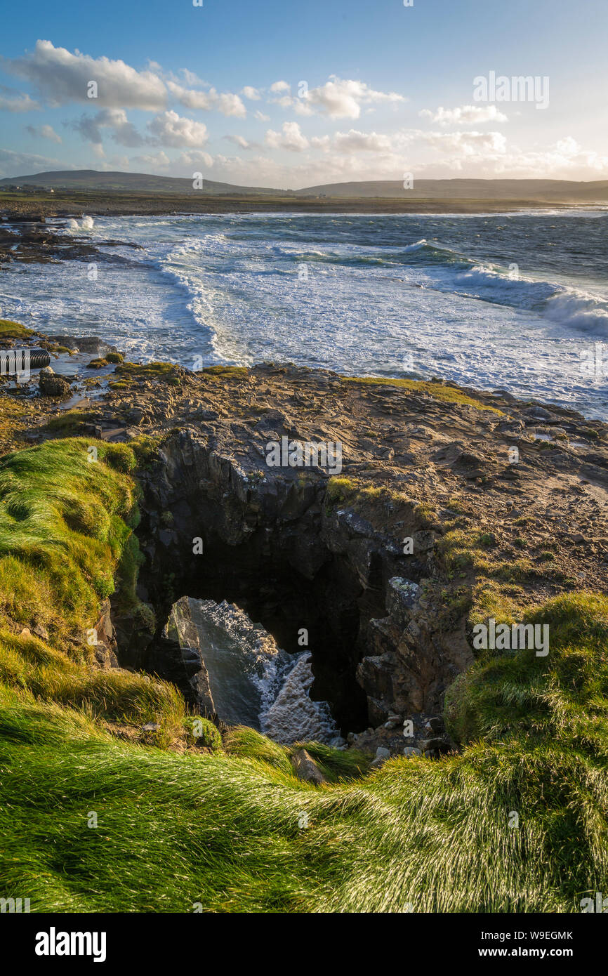 Downpatrick head blowhole hi-res stock photography and images - Alamy