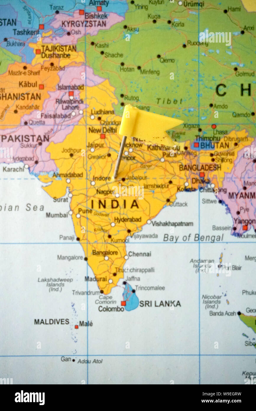 Map pin detailed india hi-res stock photography and images - Alamy