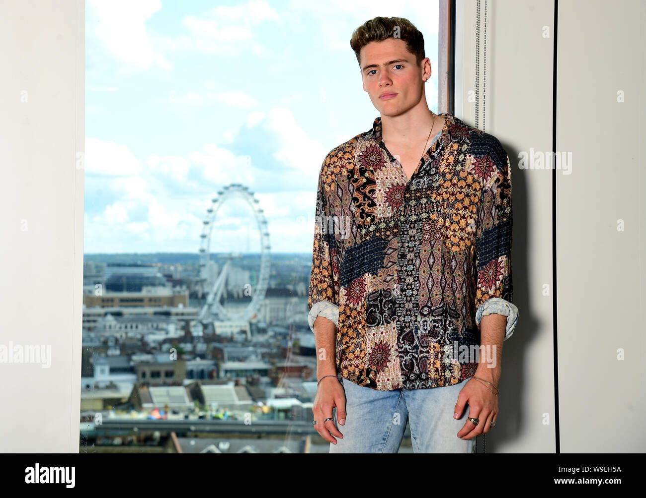 Angus Findlay is pictured as the Made in Chelsea cast came together ...