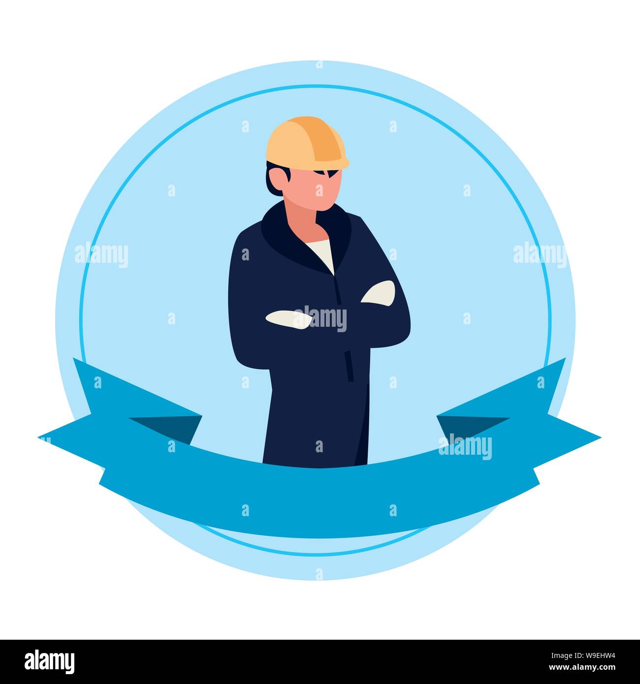 mechanic worker avatar character vector illustration design Stock ...