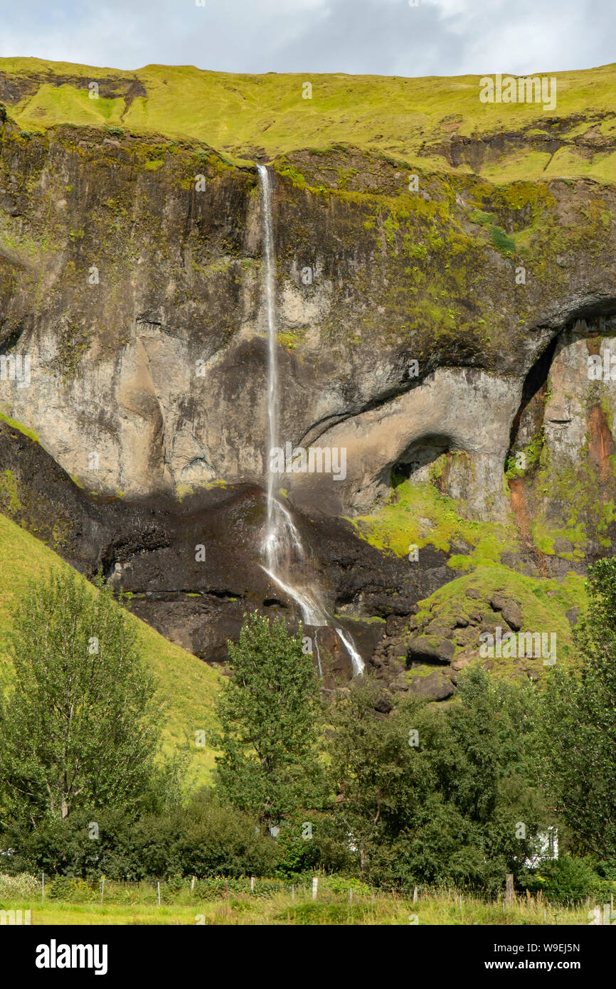Foss waterfall iceland hi-res stock photography and images - Alamy