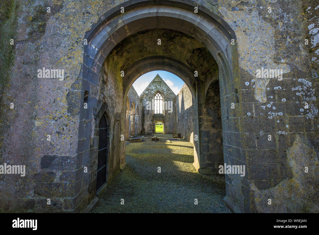 old Moyne Abbey near Killala, Co Mayo, Ireland Stock Photo - Alamy