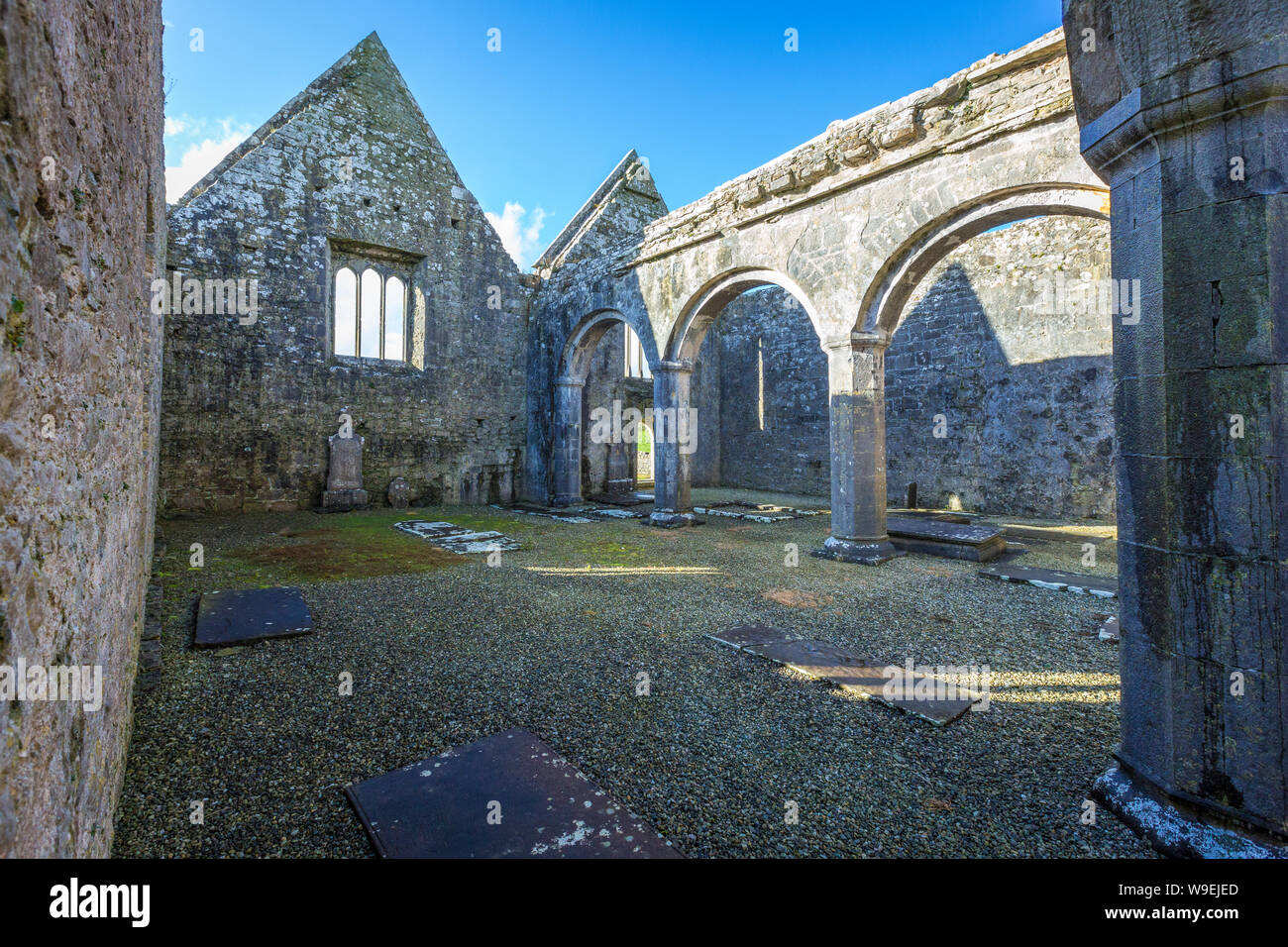 old Moyne Abbey near Killala, Co Mayo, Ireland Stock Photo - Alamy