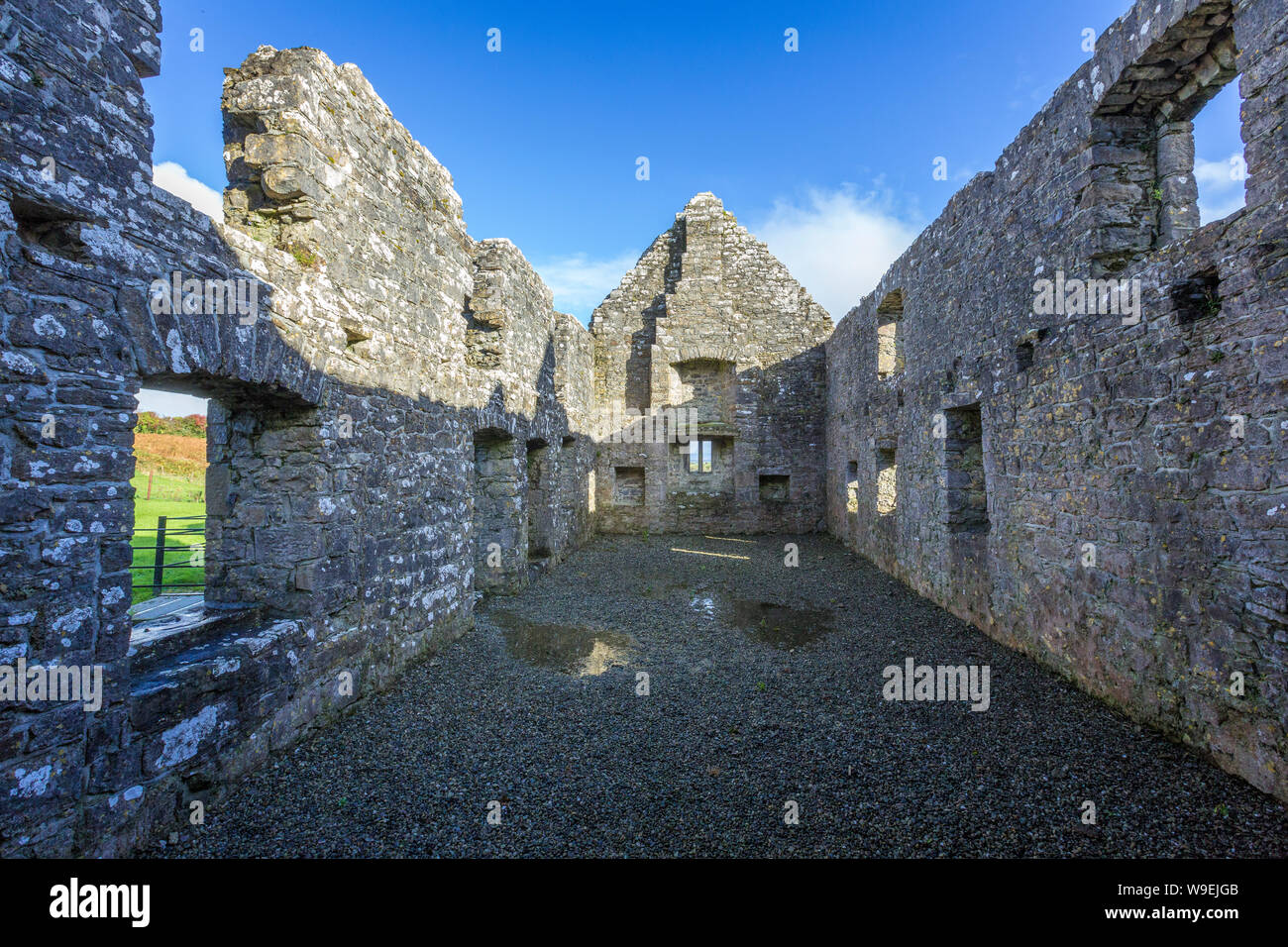 old Moyne Abbey near Killala, Co Mayo, Ireland Stock Photo - Alamy