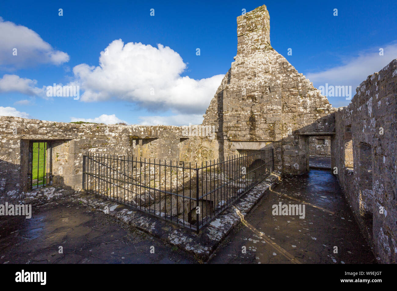 old Moyne Abbey near Killala, Co Mayo, Ireland Stock Photo - Alamy